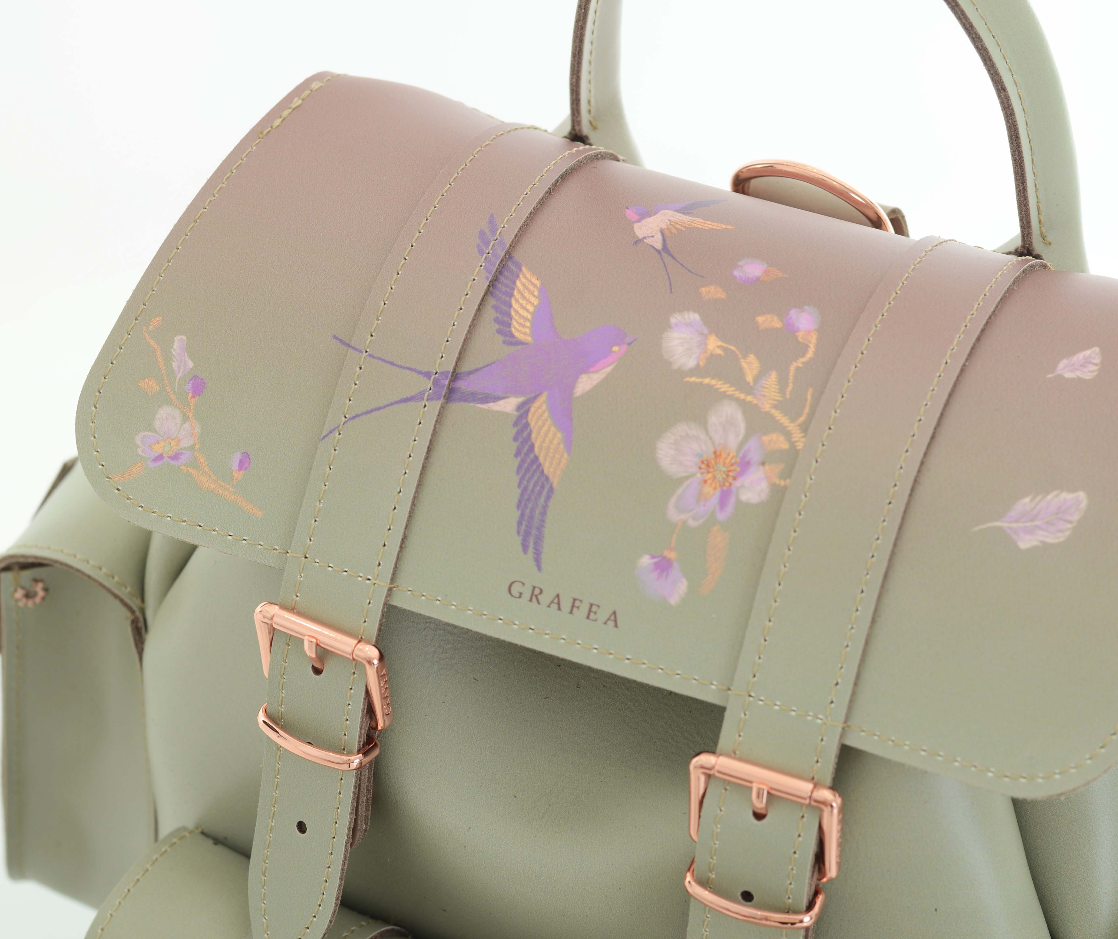 HARI II HUMMINGBIRDS- Leather Backpack – GRAFEA