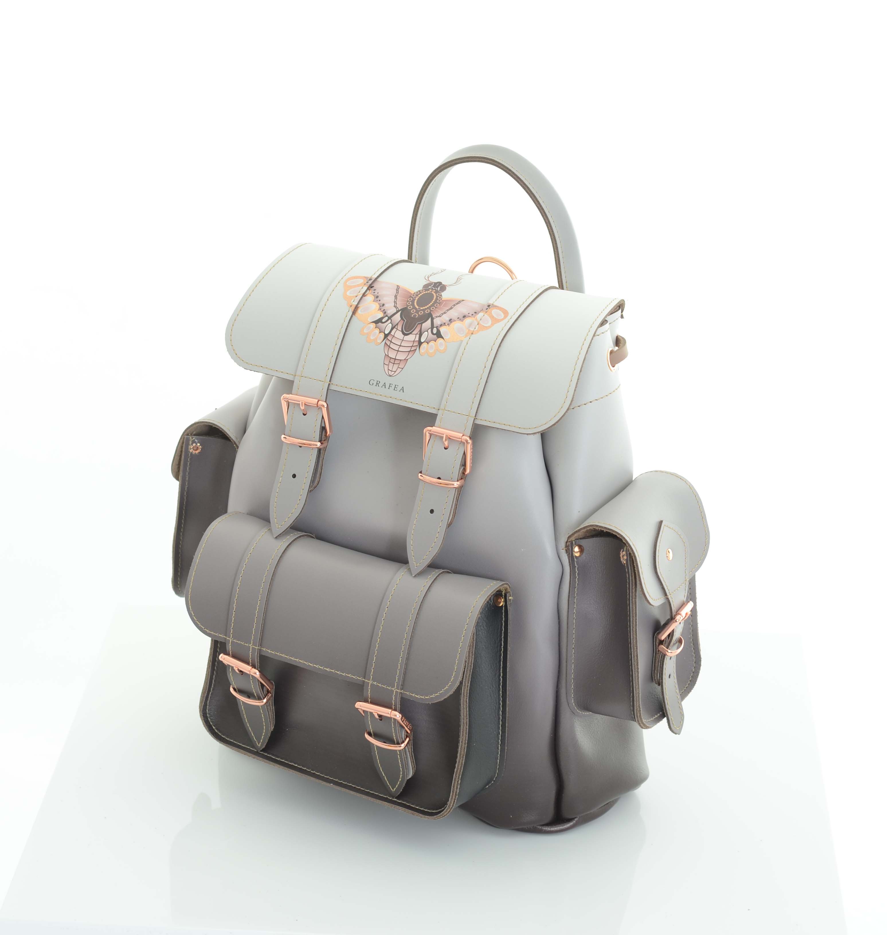 HARI II MOTH - Leather Backpack – GRAFEA