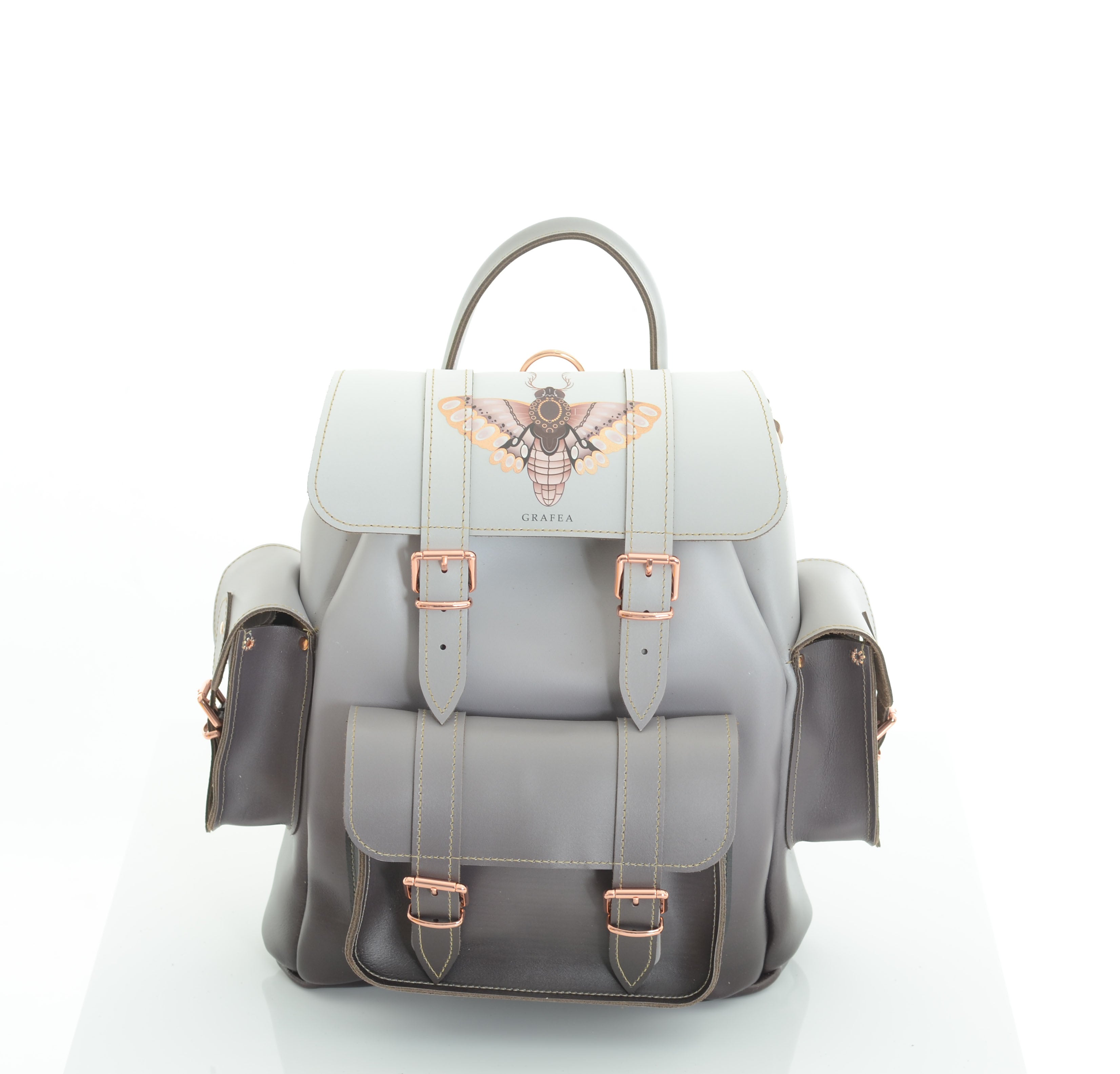 HARI II MOTH - Leather Backpack – GRAFEA