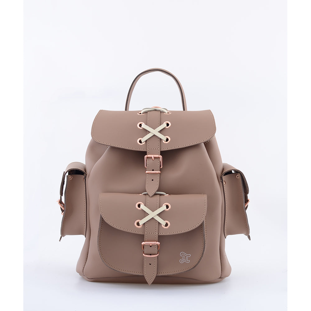 HARI LACE WILLOW Leather Backpack – GRAFEA