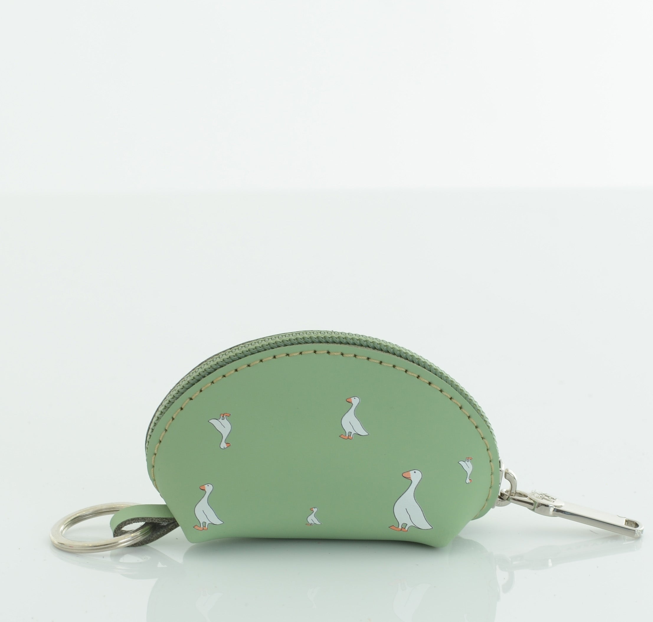 KEYRING PURSE DUCKS - Mini Leather keyring purse – GRAFEA
