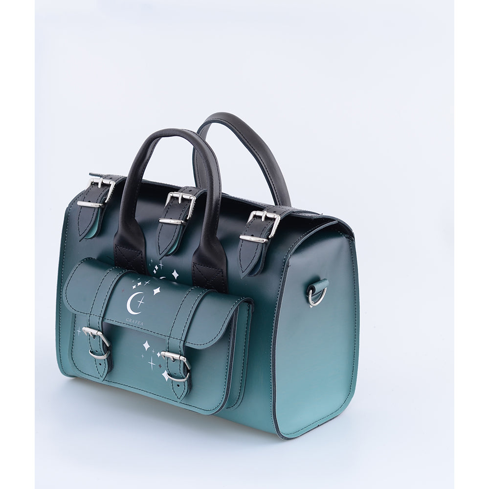 LUNA GREEN MOON - Women's Leather Shoulder Bag – GRAFEA