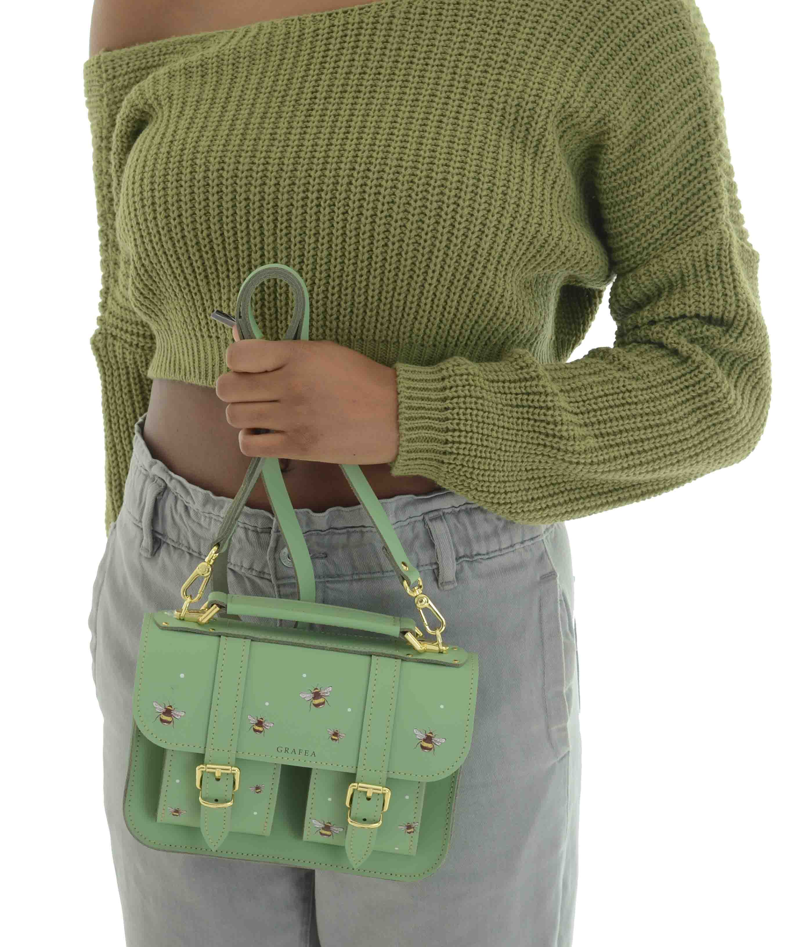 MICRO BEES - Mini Leather Satchel – GRAFEA