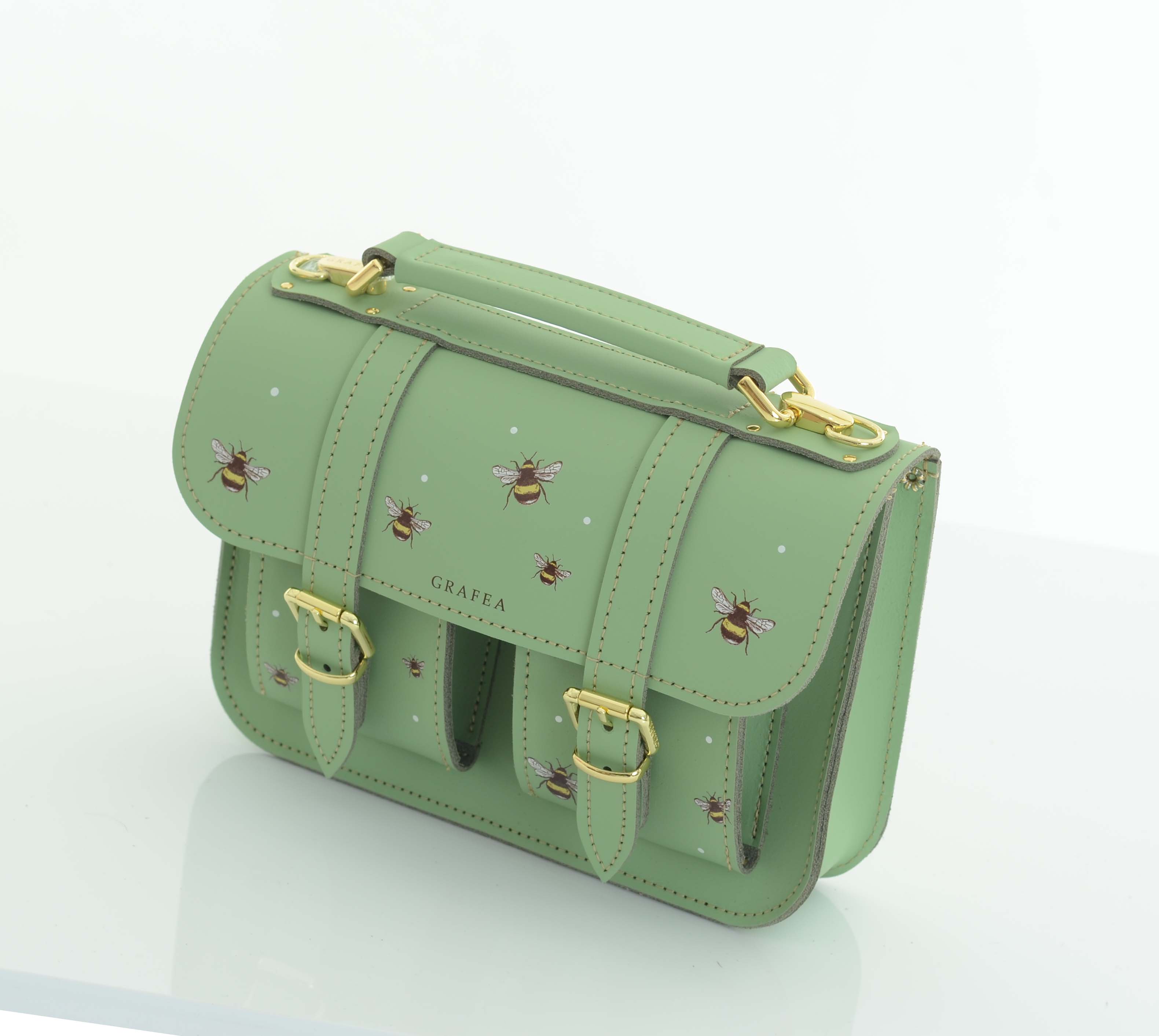 MICRO BEES - Mini Leather Satchel – GRAFEA