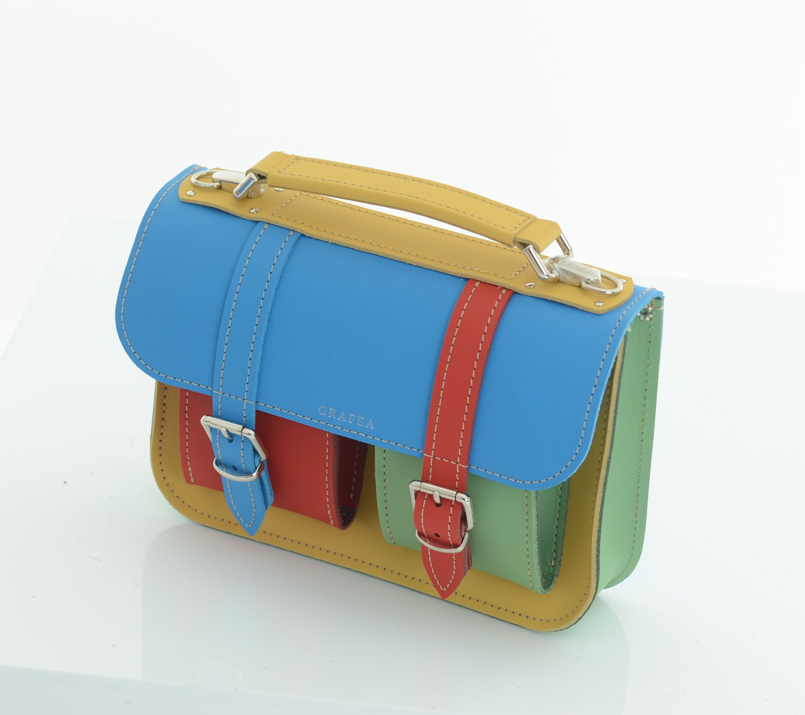 MICRO PAINT - Mini Leather Satchel – GRAFEA