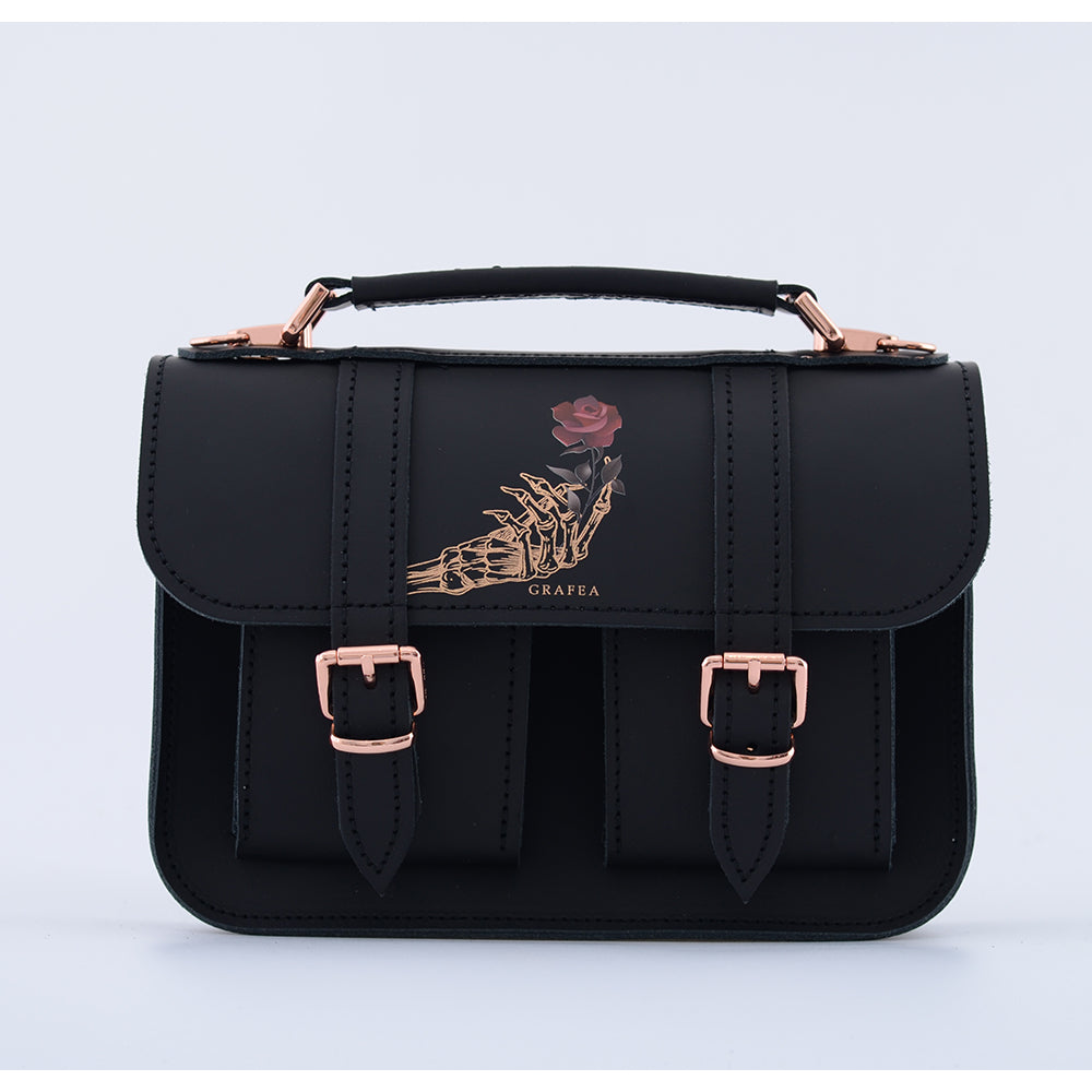 MICRO LOVE ME NOT - Mini Leather Satchel – GRAFEA