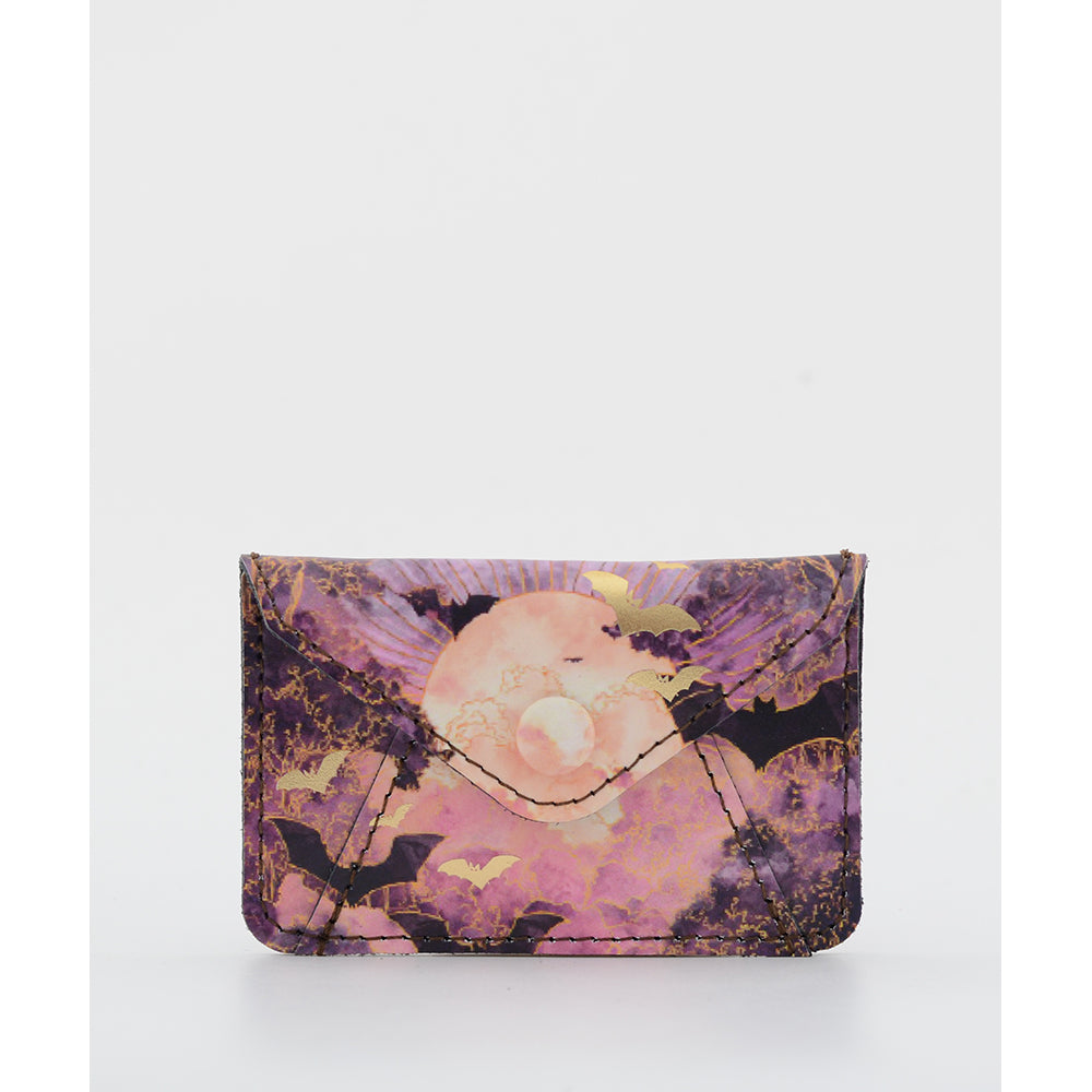 CARD WALLET GOLD BATS - Leather Card Holder – GRAFEA