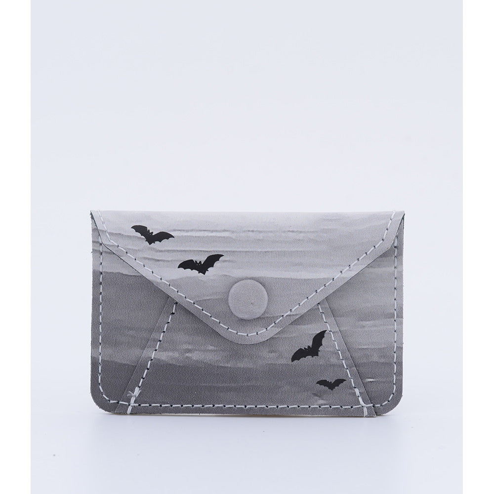 CARD WALLET GRADIENT BATS - Leather Card Holder – GRAFEA