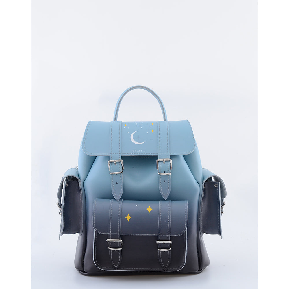 HARI II MOONLIGHT - Leather Backpack – GRAFEA