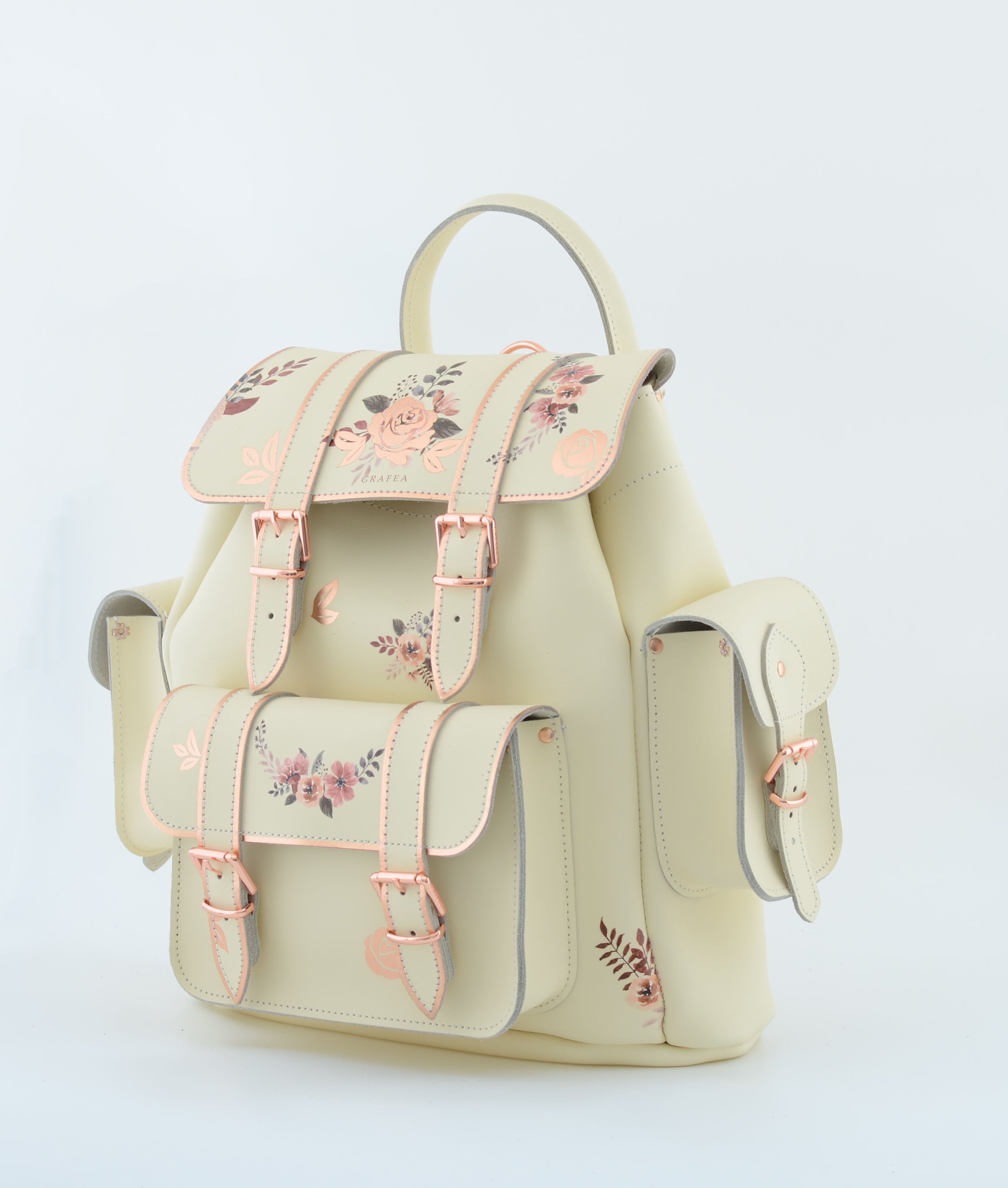 HARI II PORCELAIN - Leather Backpack – GRAFEA