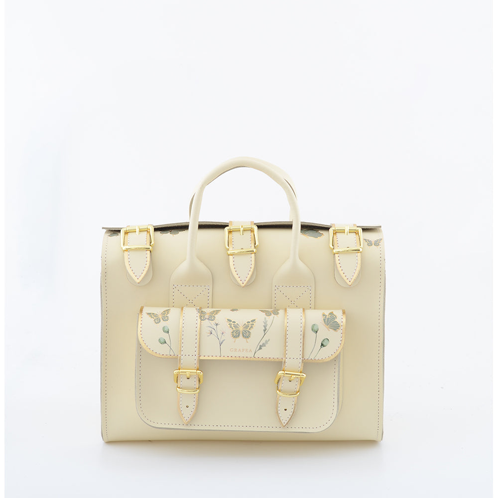 LUNA SPRING PORCELAIN - Women's Leather Shoulder Bag – GRAFEA