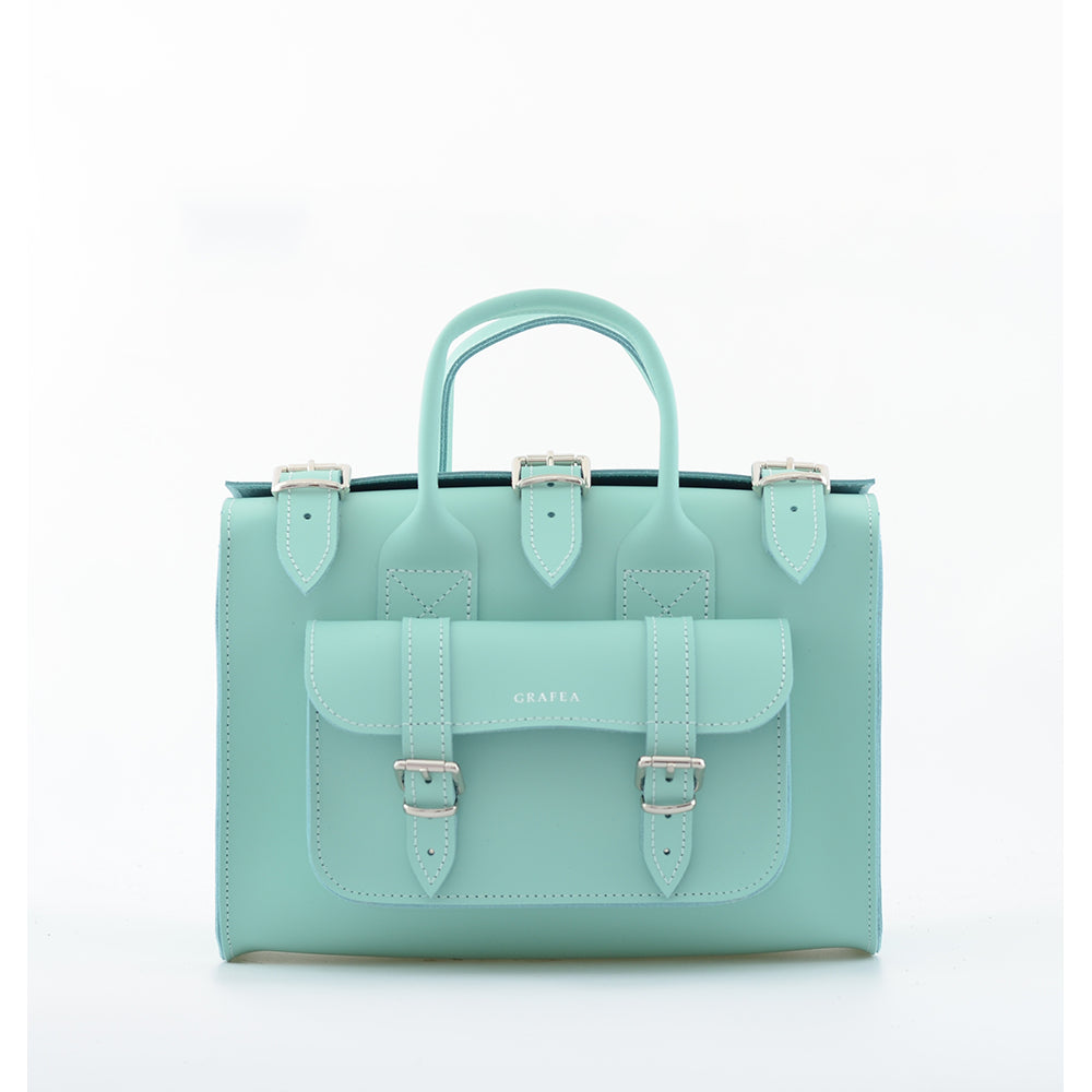 LUNA TEAL - Womens Leather Shoulder Bag – GRAFEA
