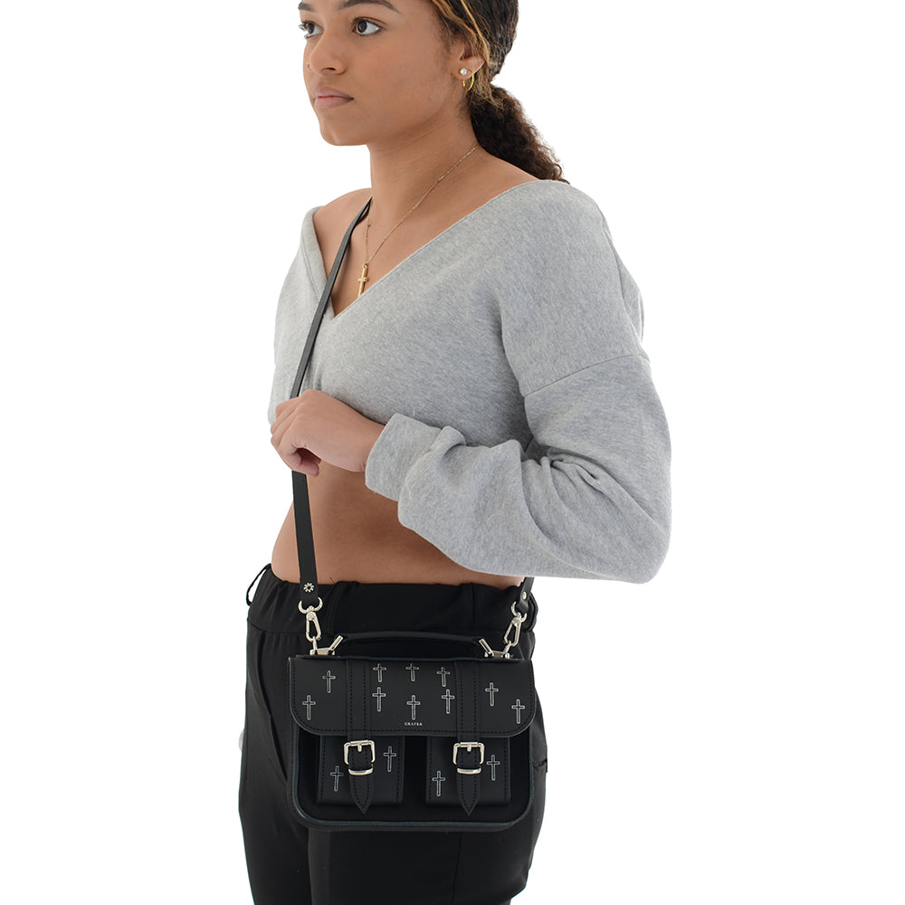 MICRO CROSS- Mini Leather Satchel – GRAFEA