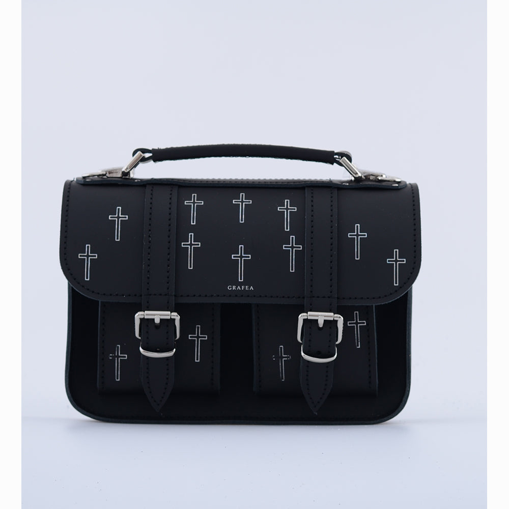 MICRO CROSS- Mini Leather Satchel – GRAFEA