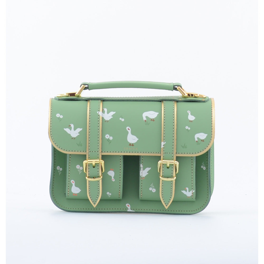 MICRO DUCKS II- Mini Leather Satchel – GRAFEA
