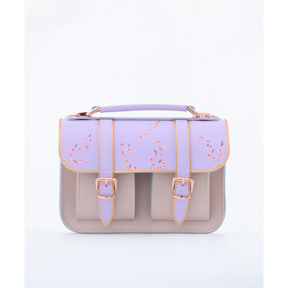 MICRO PASTEL KIMONO - Mini Leather Satchel – GRAFEA