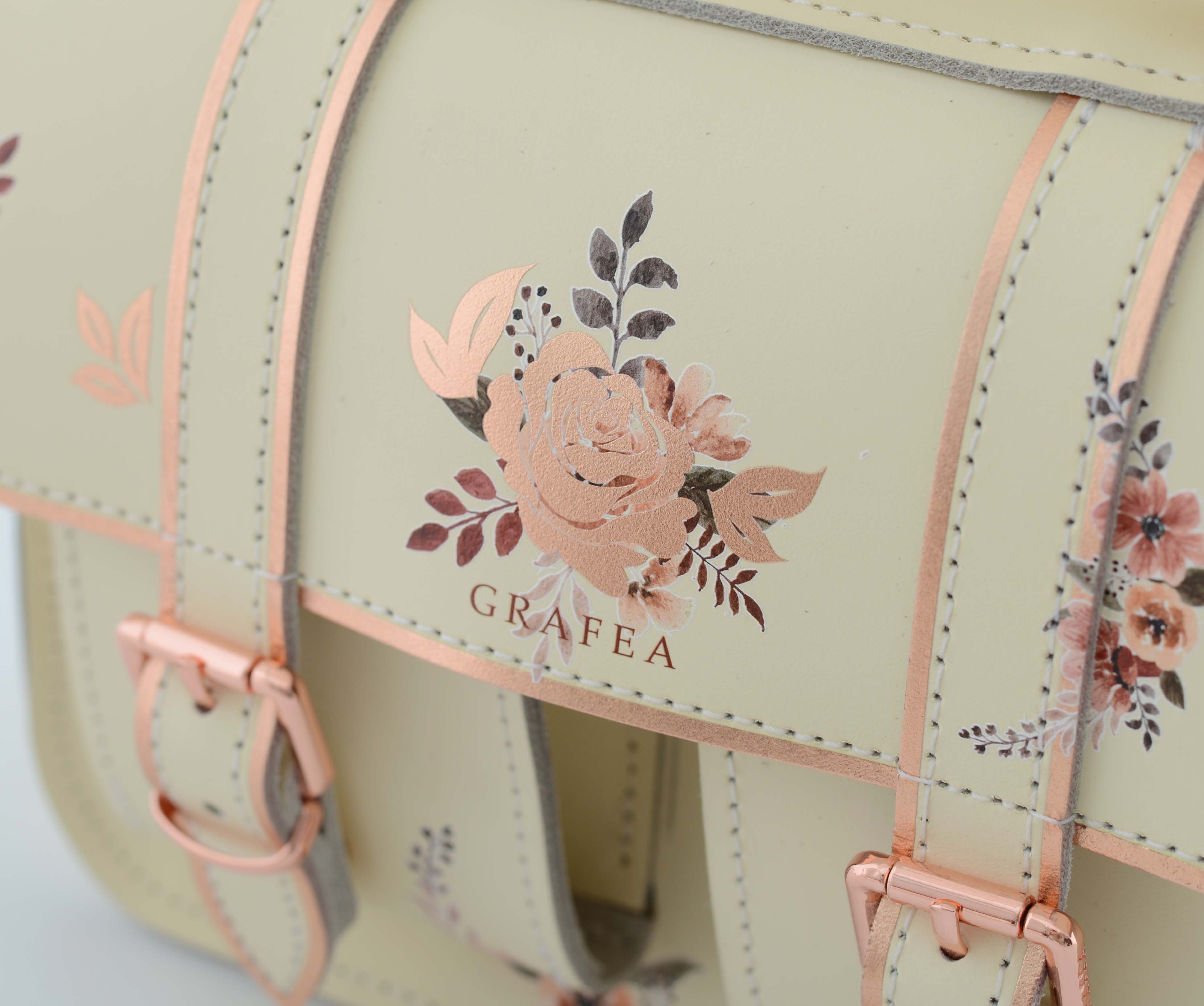 MICRO PORCELAIN- Mini Leather Satchel – GRAFEA