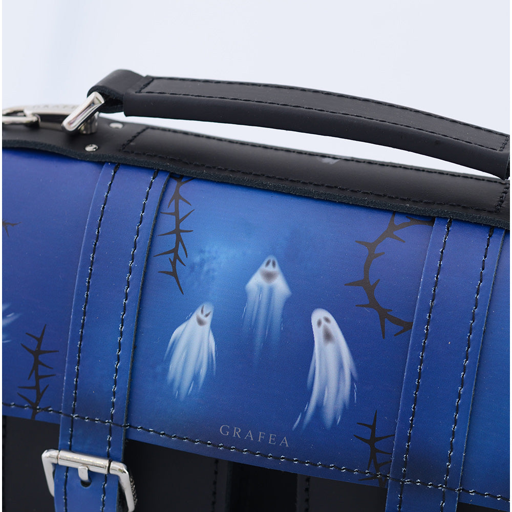 MICRO SPOOKY CITY- Mini Leather Satchel – GRAFEA