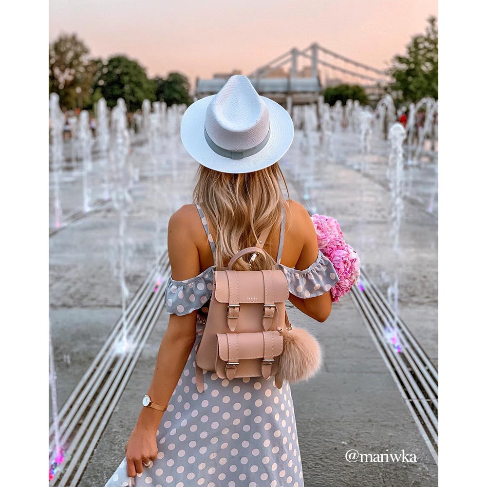 MIA II - Small Leather Backpack – GRAFEA