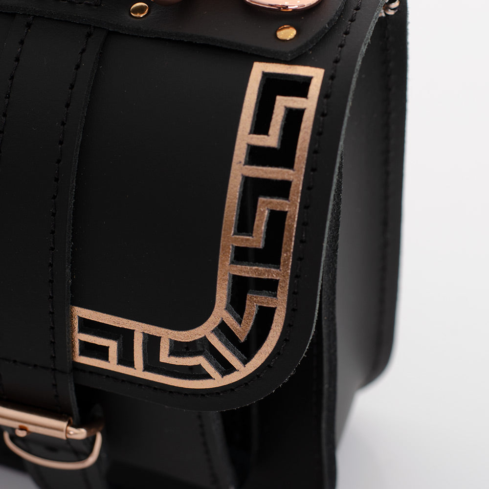 MICRO GREEK - Mini Leather Satchel – GRAFEA